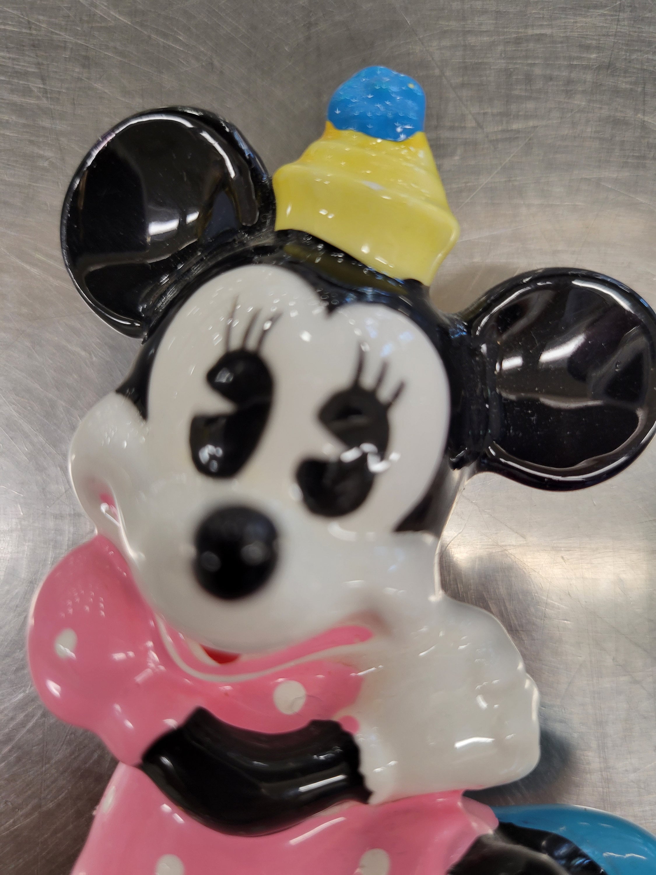 Vintage Ceramic Minnie Mouse Figurine Walt Disney - Etsy