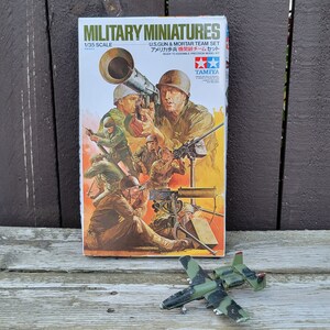 Tamiya Military Miniatures 35086, US Gun and Mortar Team Set 1/35 Scale ...