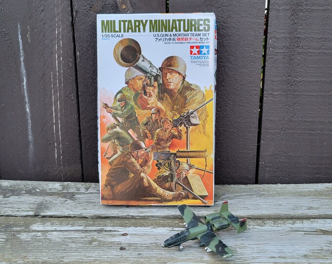 Tamiya Military Miniatures #35086, US Gun and Mortar Team Set 1/35 ...