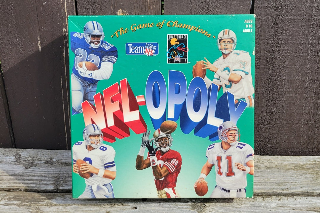 Vintage 1994 Nfl-opoly Football Board Game by TDC Games, "the Game of ...