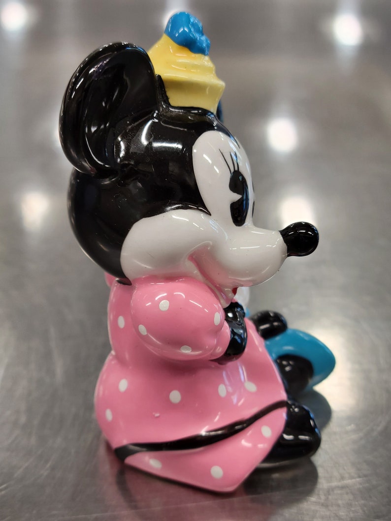 Vintage Ceramic Minnie Mouse Figurine Walt Disney - Etsy