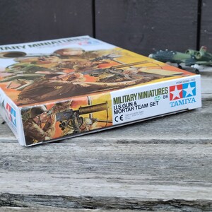 Tamiya Military Miniatures 35086, US Gun and Mortar Team Set 1/35 Scale ...