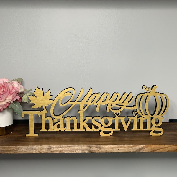 Happy Thanksgiving Signs - Etsy
