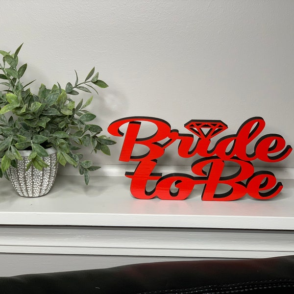 Bride to Be Wood Sign - Etsy