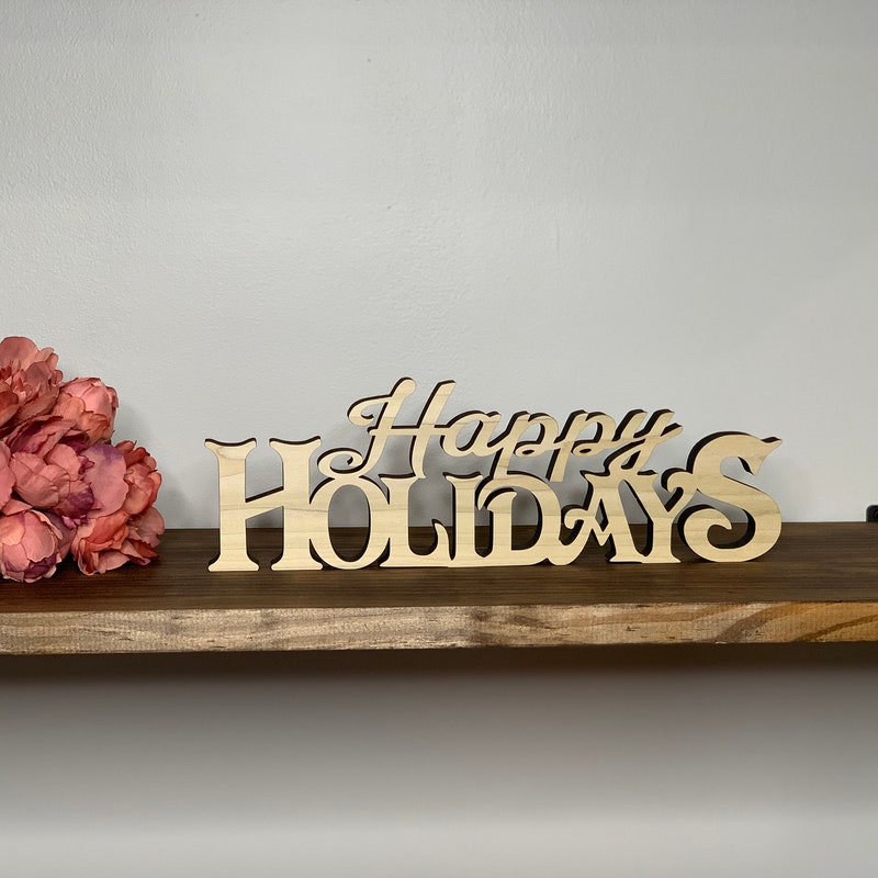 Happy Holidays Free Signs - Etsy