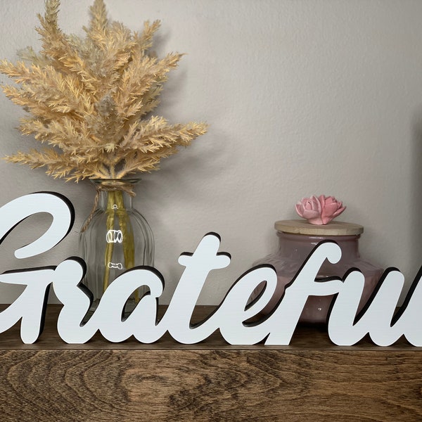 Grateful Sign - Etsy