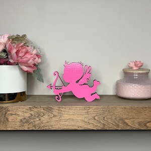 Cupid Wood Standing Sign, 3d Sign, Shelf Decor, Desk Decor, Love Cupid ...