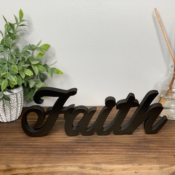 Faith Sign - Etsy