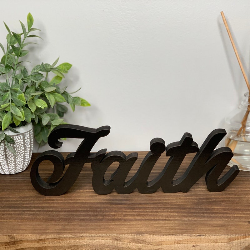 Faith Sign - Etsy