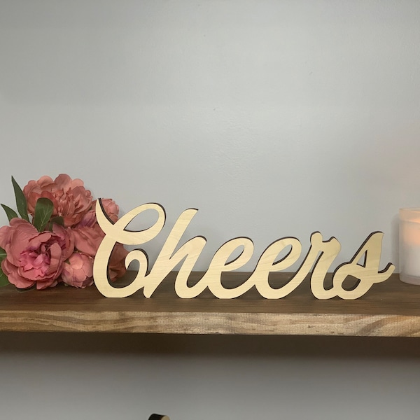 Tabletop Signs Bar Wood - Etsy