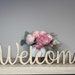Welcome Freestanding Wood Sign, Desk Shelf, Floating Shelf, Entryway ...