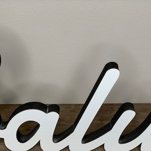 Salute Freestanding Wood Sign, Shelf Decor, Desk Decor, Floating Shelf ...