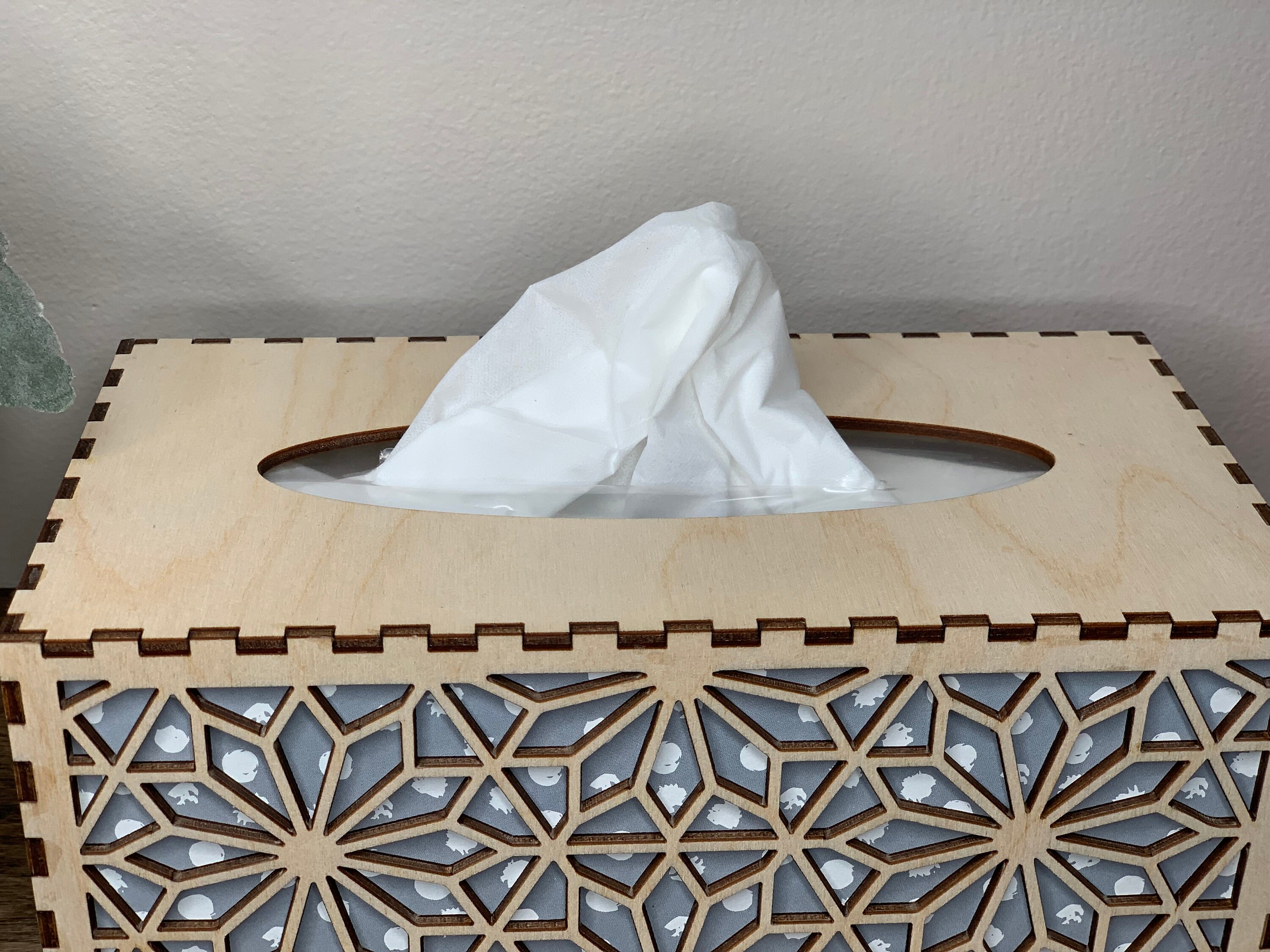 Wood Tissue Box Cover - Etsy