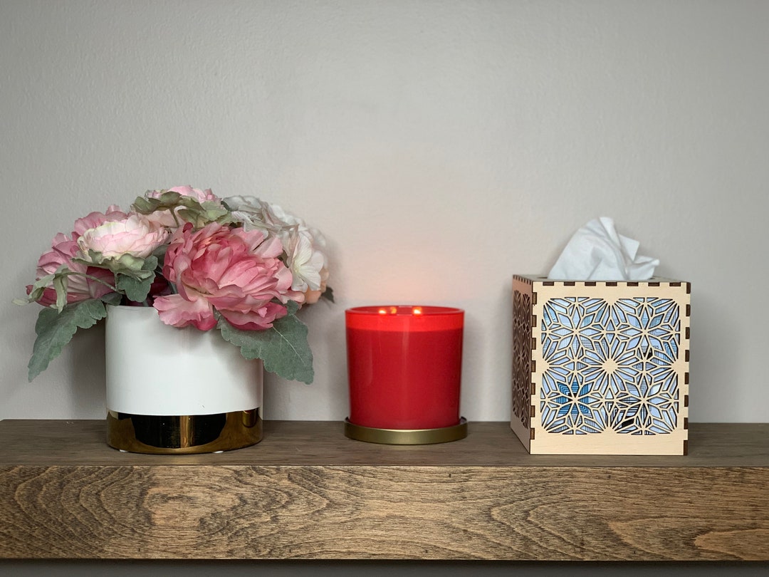 Wood Tissue Box Cover - Etsy