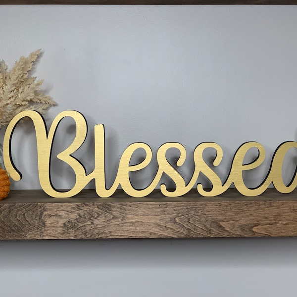 Blessed Sign - Etsy