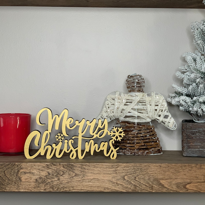 Merry Christmas Wall Sign - Etsy