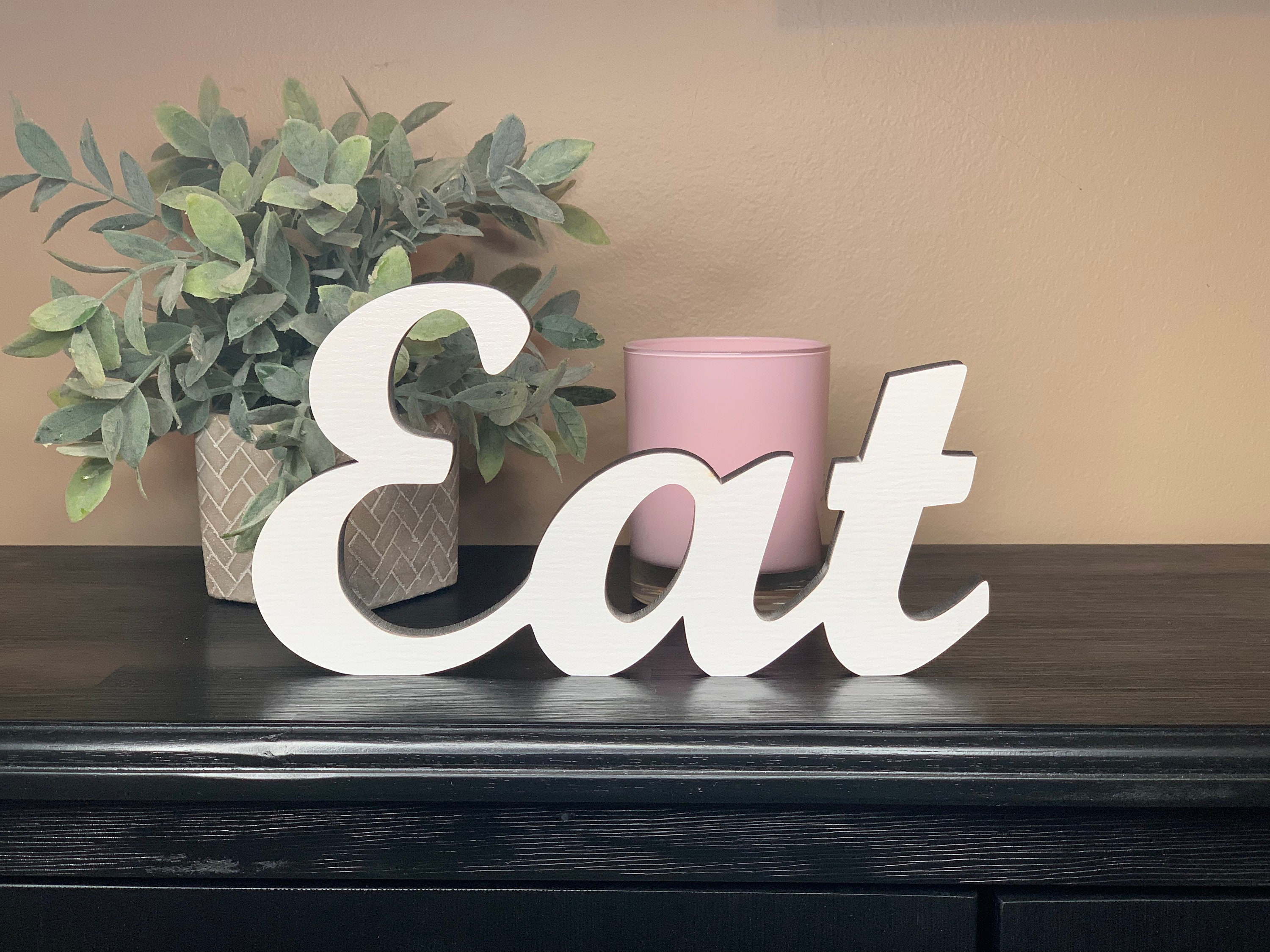 Red Eat Signs - Etsy