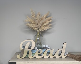 Read Wood Sign - Etsy