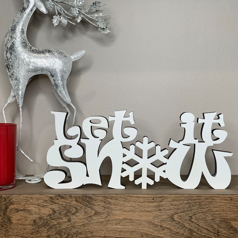 Let It Snow Sign - Etsy