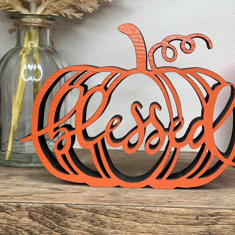 Blessed Pumpkin Png - Etsy