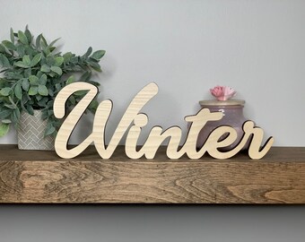 Winter Wood Sign - Etsy