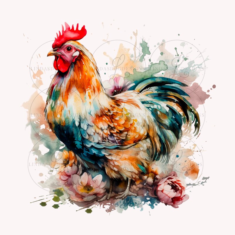 Chicken Collage - Etsy