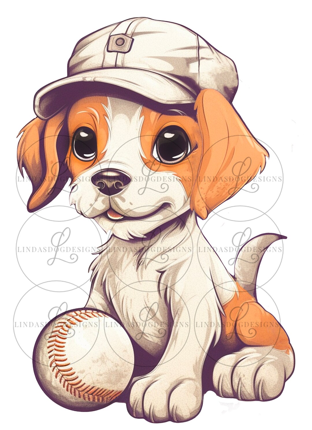Dog Png, Baseball PNG, Transparent Png File for Sublimation, Puppy ...