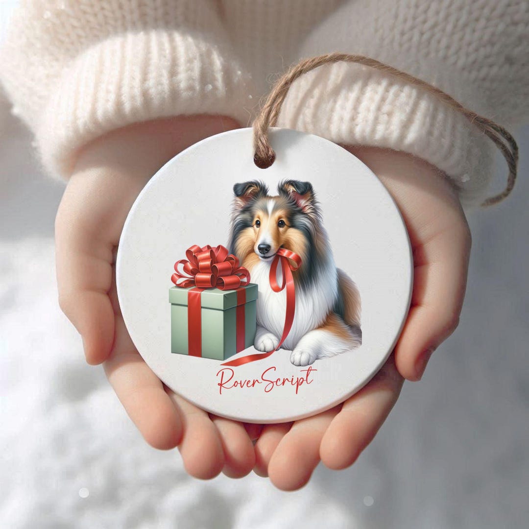 Sheltie Ornament Personalized Dog Gift for Shetland Sheepdog Mom ...
