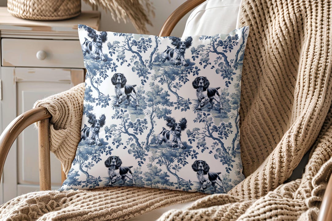 English Springer Spaniel Pillow Cover Gift From Dog for Mom Decorative ...