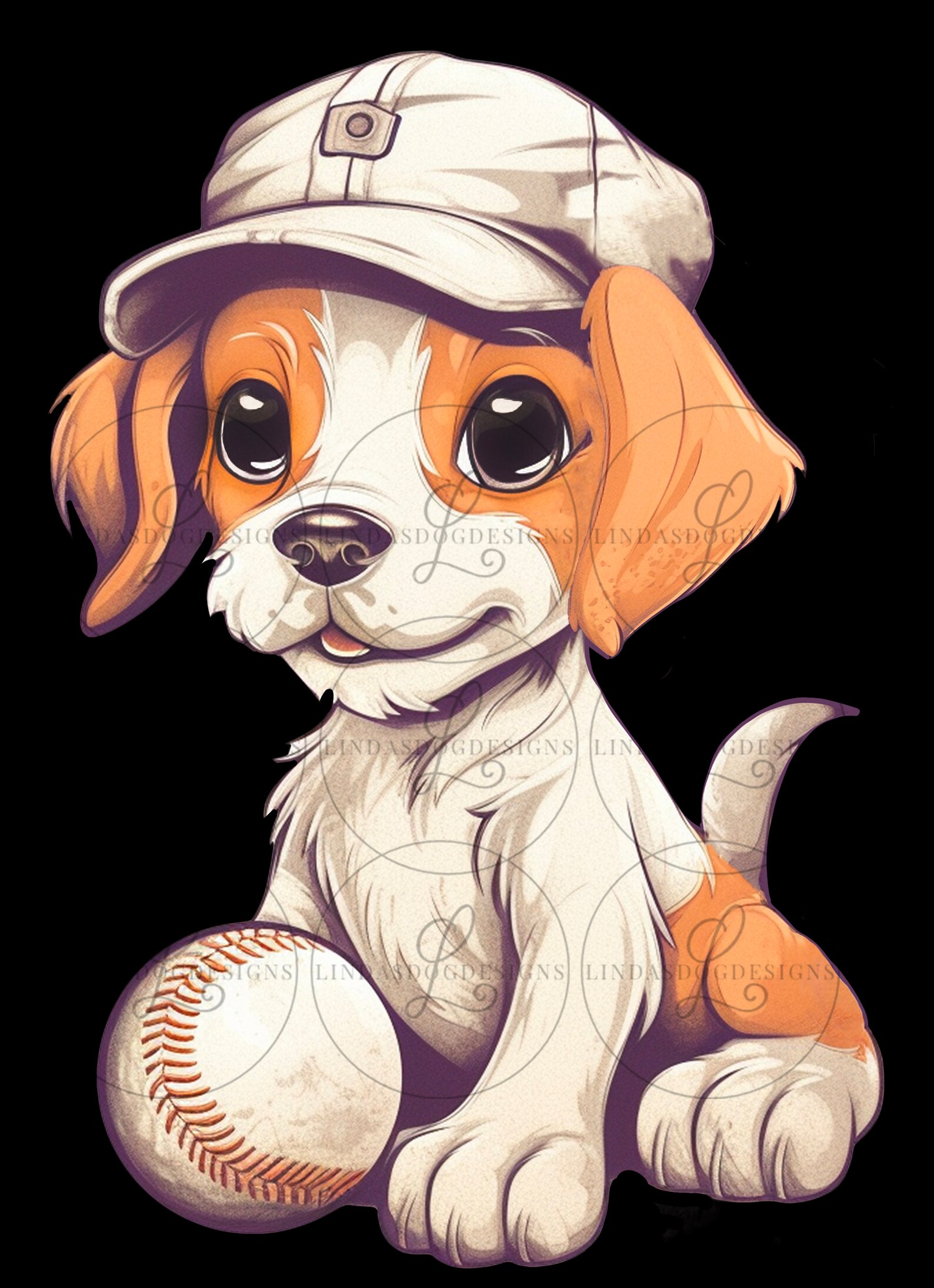 Dog Png, Baseball PNG, Transparent Png File for Sublimation, Puppy ...