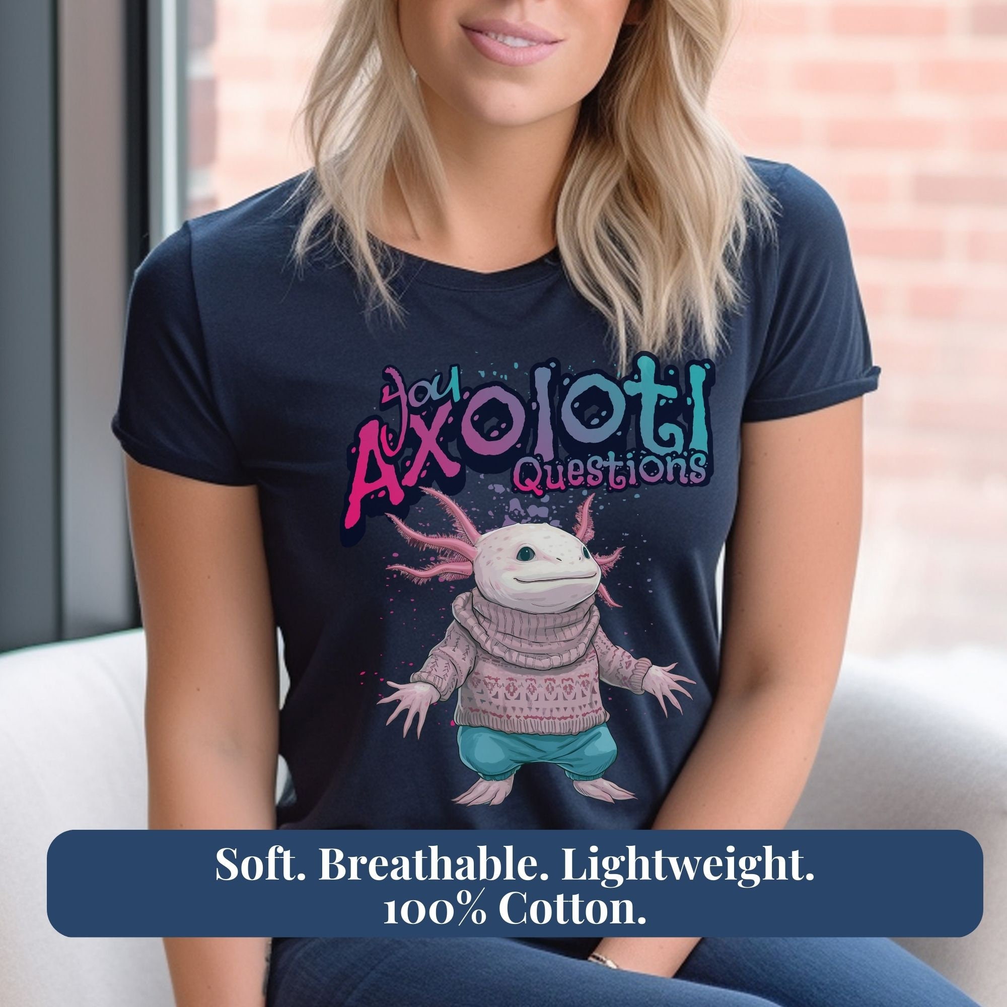 Axolotl Shirt Axolotl T Shirt Axolotl Mom Gift Axolotl Clothing for ...