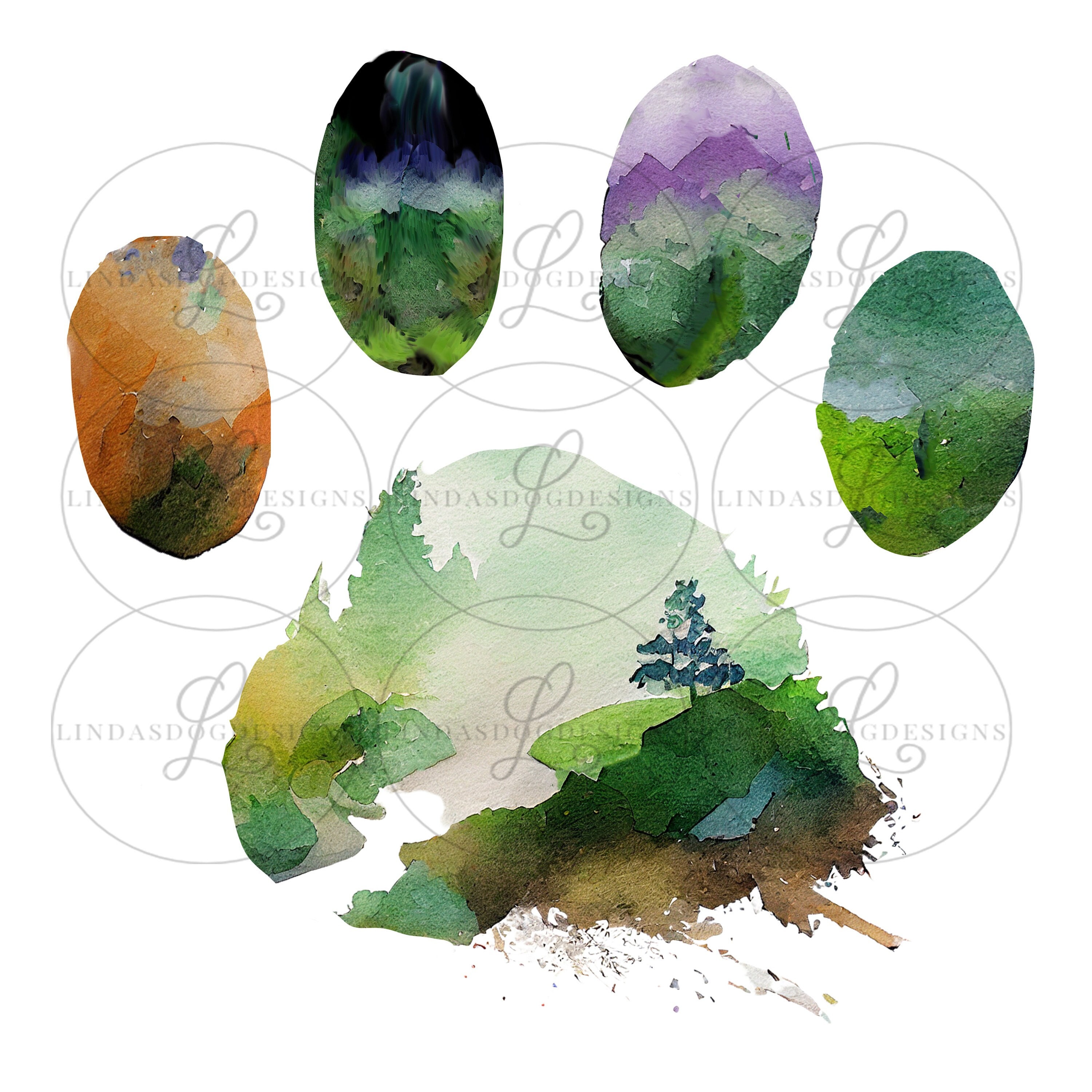 Paw Print Clipart, Paw Print Png, Dog Paw Print Art, Dog Paw Print ...