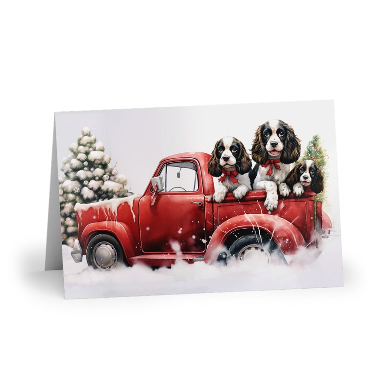 English Springer Spaniel Christmas Cards for Vets and Breed Lovers ...