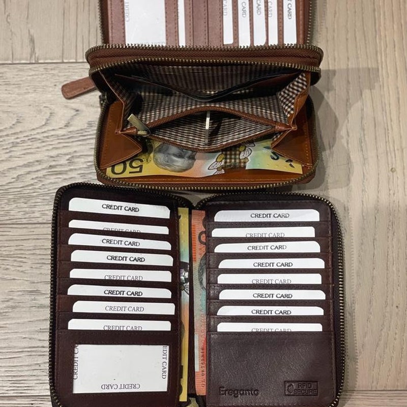 Double Zipper Women Wallets - Etsy
