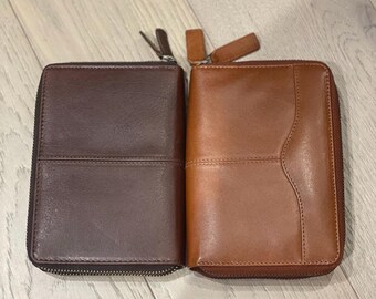 Rfid Double Zipper Wallet - Etsy