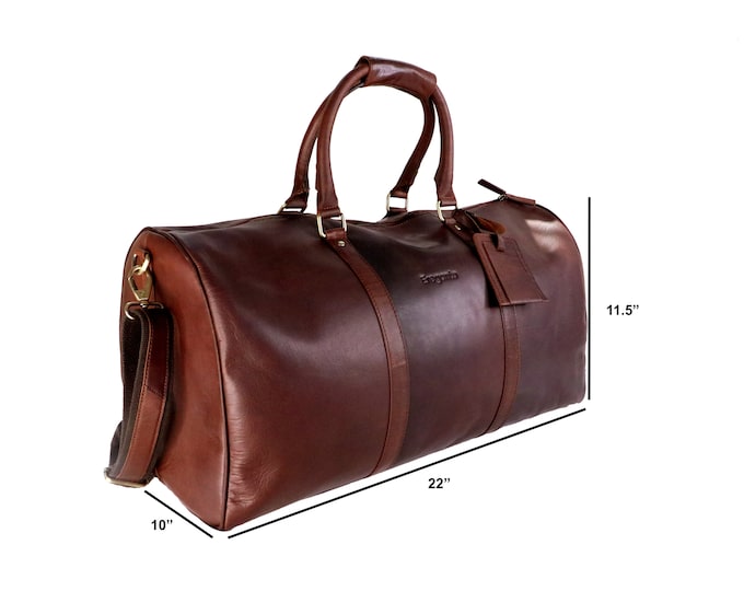 Leather Travel Bag, Weekender Bag, Leather Duffel Bag, Duffel Bag ...