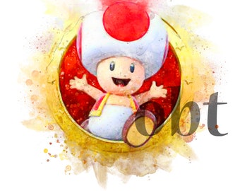 Toad Watercolor - Etsy