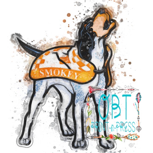 Go Vols Smokey PNG - Etsy