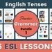 6 ESL LESSONS | English Tenses Level Bundle 1 | Grammar & Conversations ...