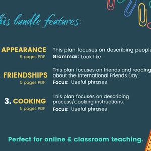 6 ESL LESSONS | B1 Intermediate Level Bundle 1 | Speaking ...