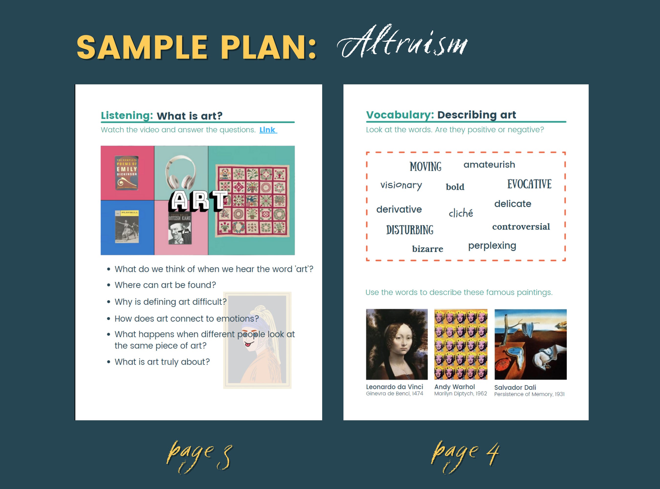 6 ESL LESSONS | B2 Upper Intermediate Level Bundle 2 | Speaking ...