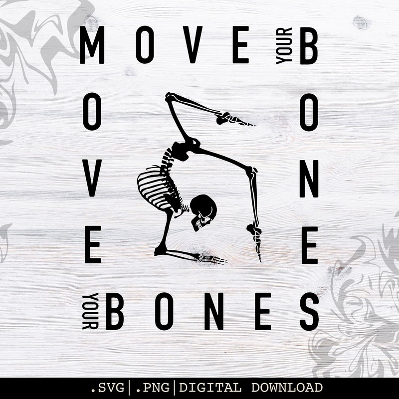 Skeleton Yoga Svg - Etsy