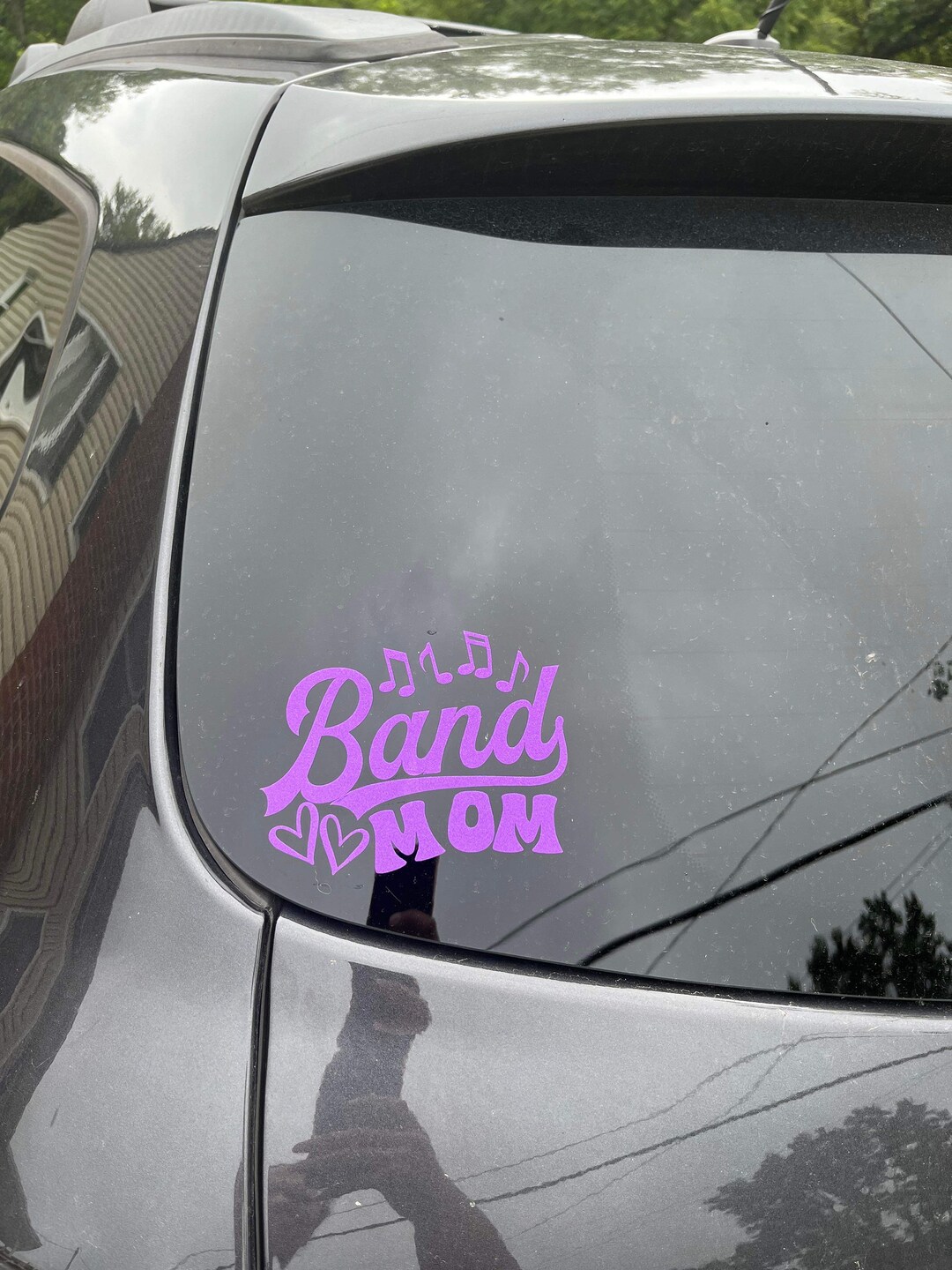 Band Mom Bumper Sticker, Car Decal, Window Sticker Vinyl Decal for Cars ...