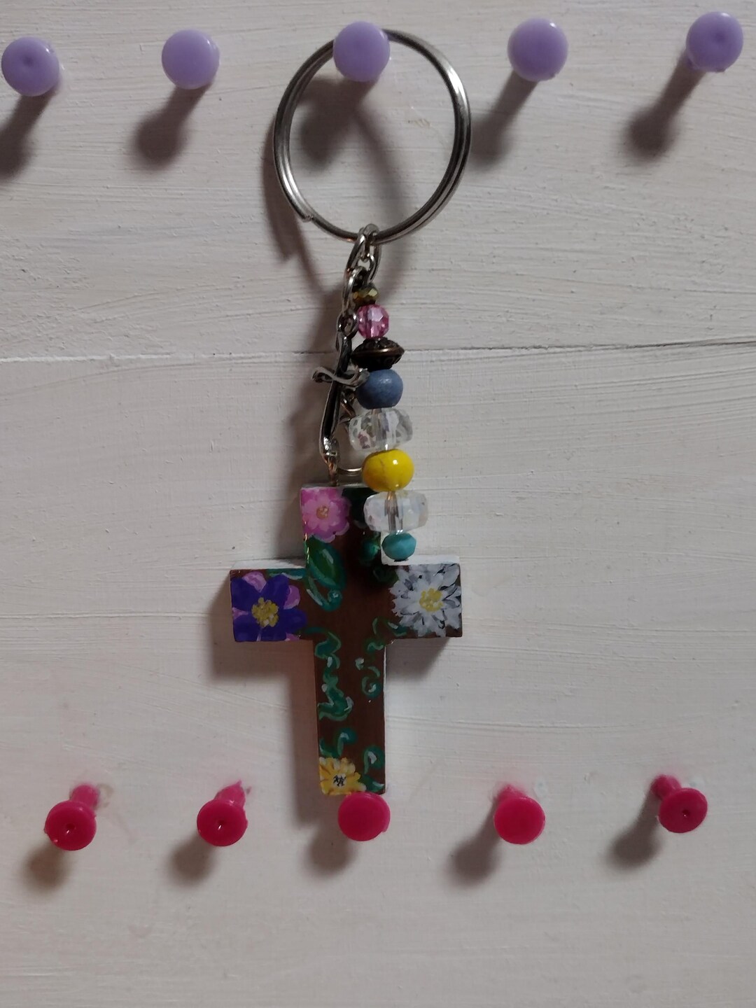 Cross Keychains | Wooden Cross | Keychains | Christian Keychains ...
