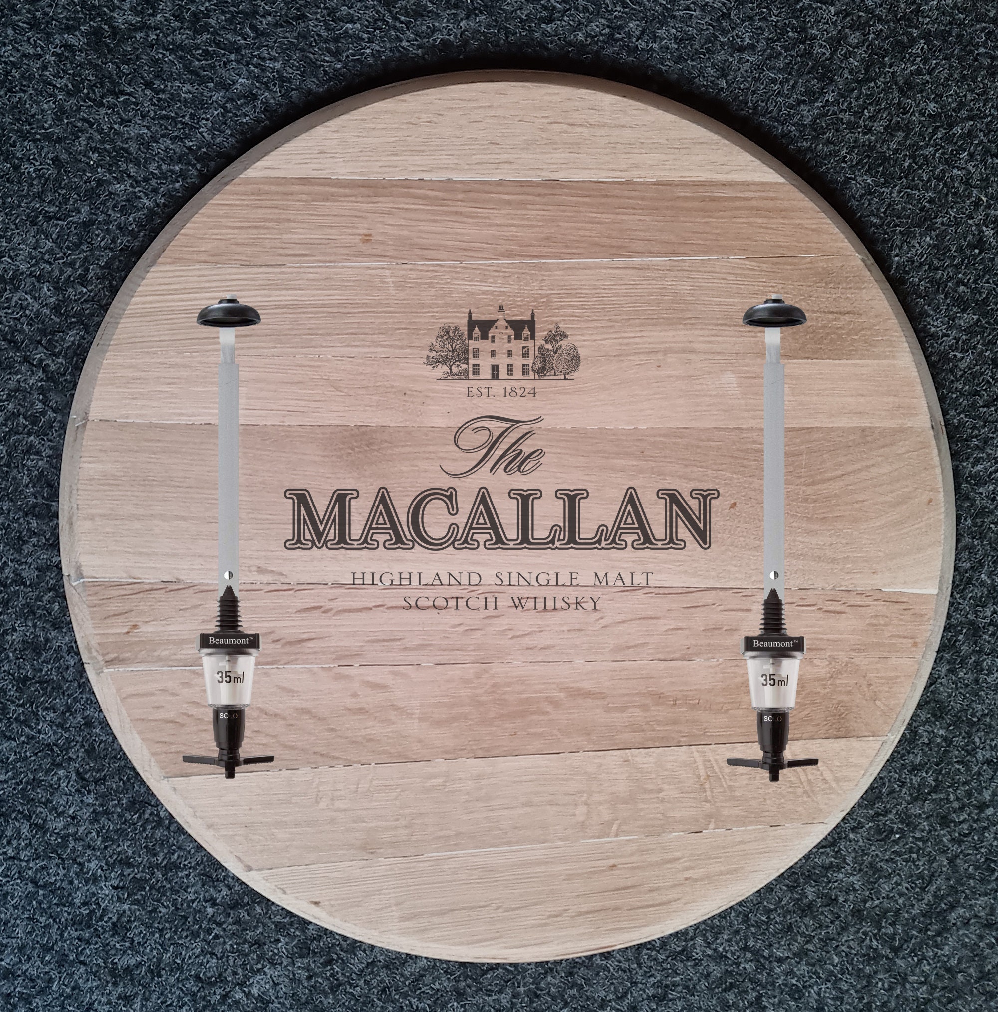 Barrel Head Bar Macallan Whisky Mancave - Etsy UK