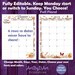 EDITABLE Autumn Theme Printable Monthly Calendar for A5, US Letter, and ...