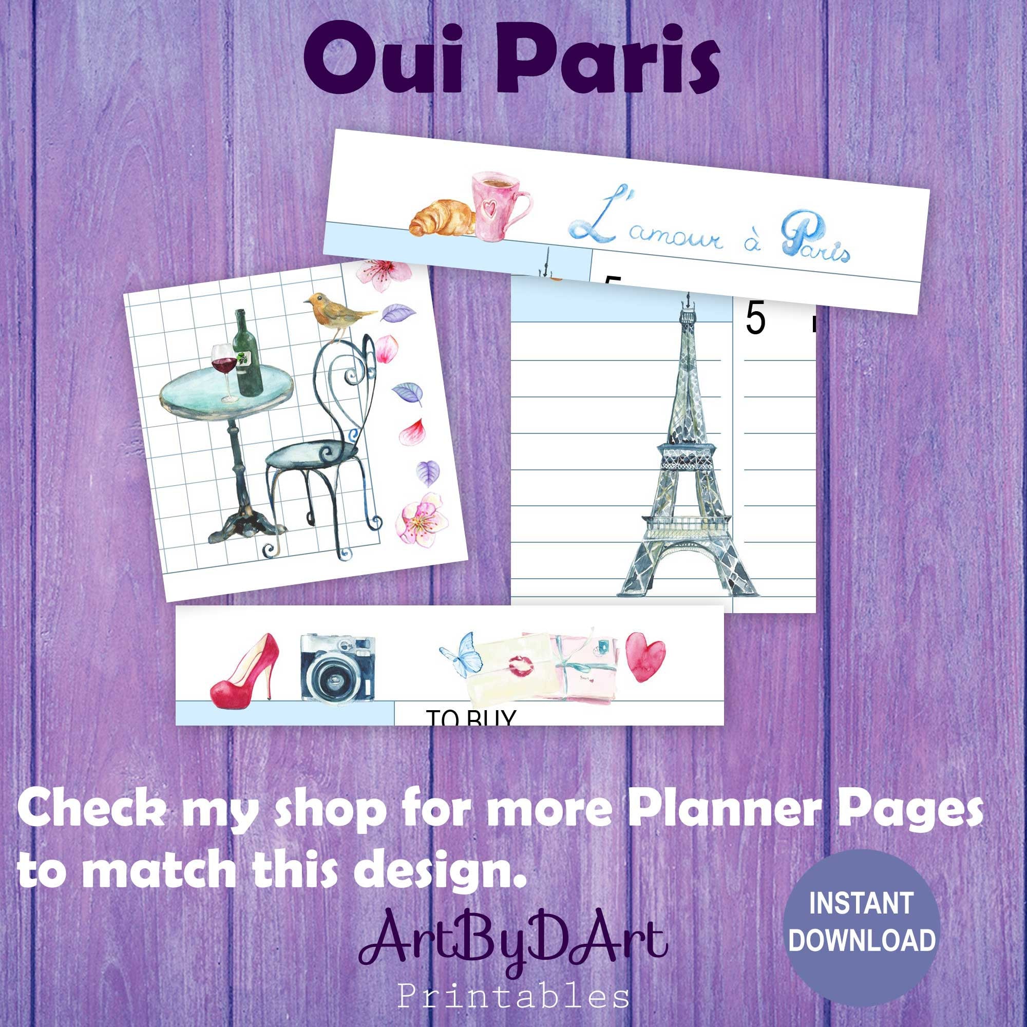 Buy EDITABLE A5 Planner Printable Dashboard Weekly Layout With Oui ...