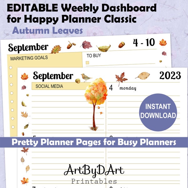 Happy Planner Refill - Etsy