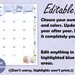 EDITABLE Mermaid Theme Printable Monthly Calendar for A5, US Letter ...