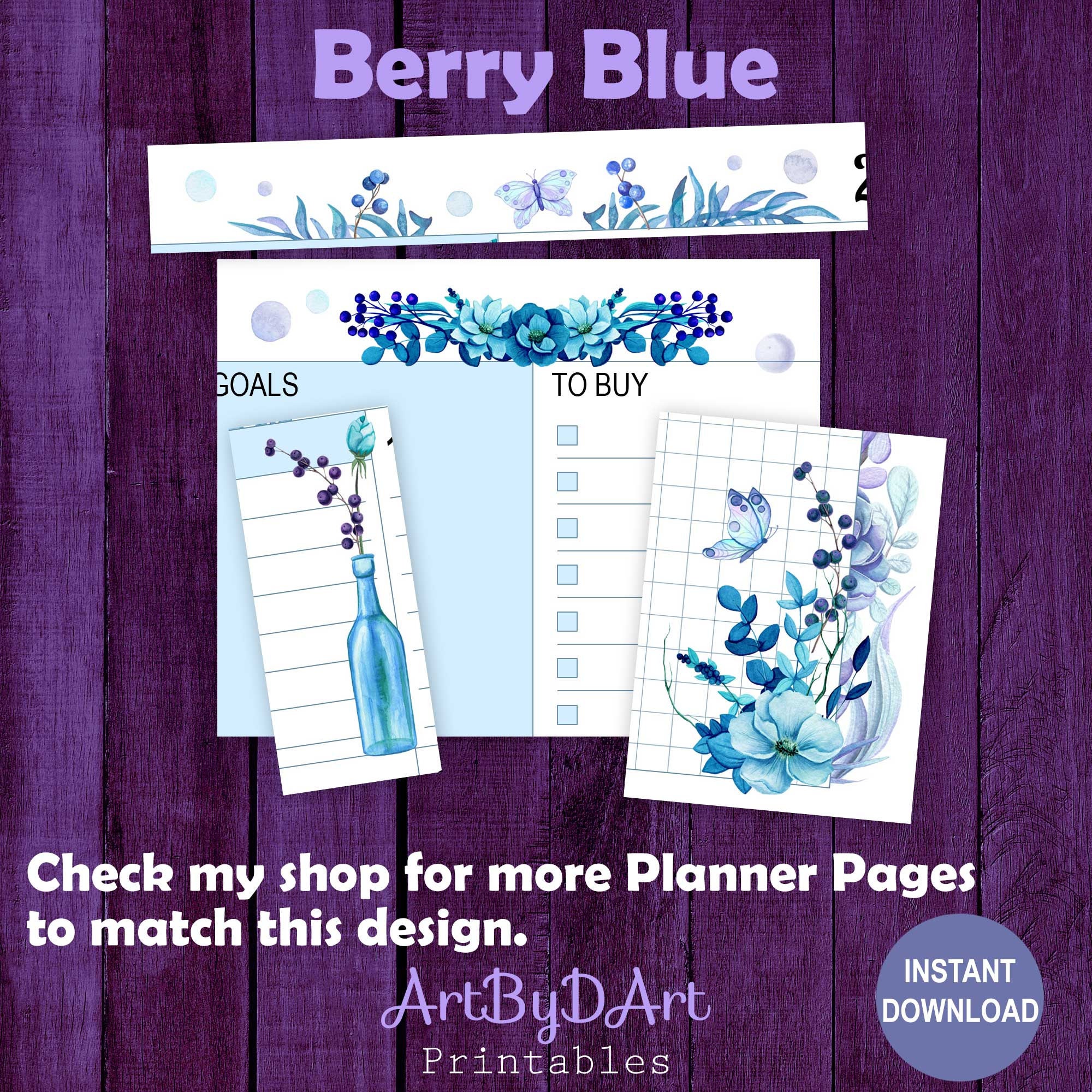 EDITABLE Floral Theme Printable Weekly Dashboard for A5, US Letter, and ...